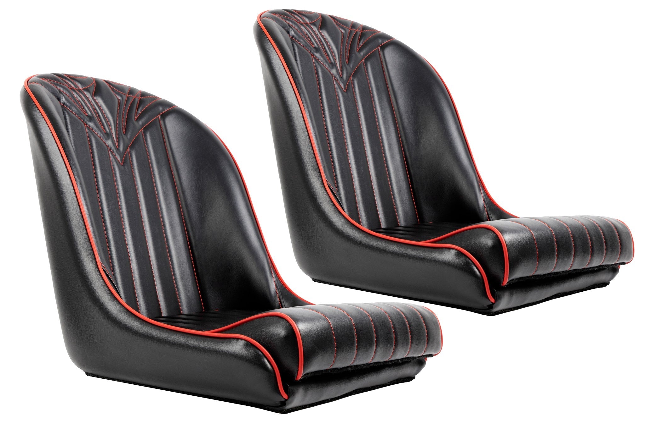 Standard Pleat Hot Rod Stitch Low Badk Bucket Seats – stitchfreak